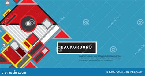 Vector Abstract Colorful Rectangle Background For Banner Stock Vector Illustration Of Brochure
