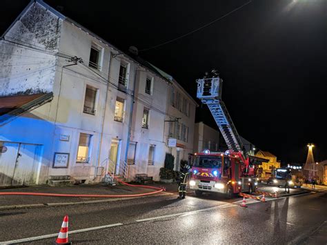 Haute Saône Feu De Cave à Échenoz La Méline Une Personne Incommodée