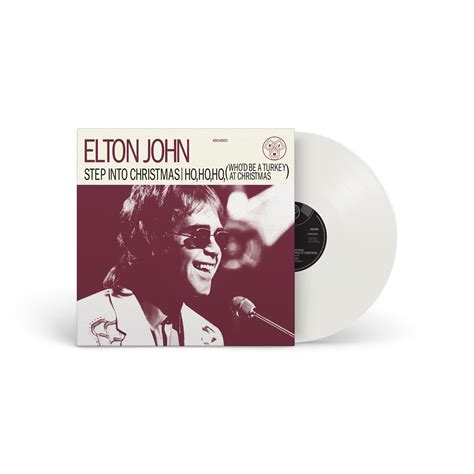 Step Into Christmas White Vinyl 12 Single Elton John