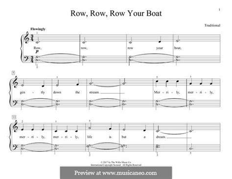 Row Row Row Your Boat Por Folklore Partituras On Músicaneo