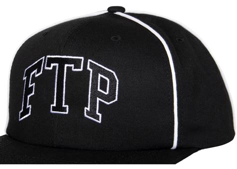 Ftp Arch Logo 6 Panel Black Mens Fw24 Us