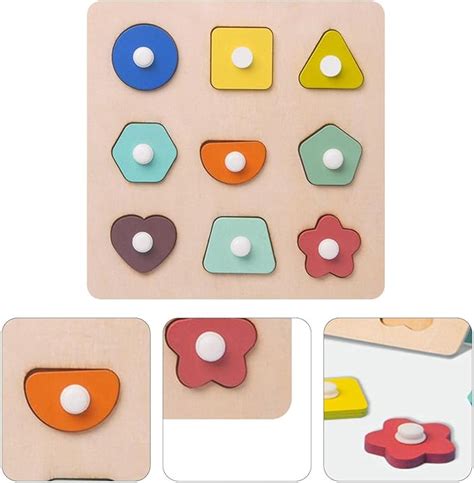 Tablero Rompecabezas Montessori De Madera Para Bebés Nenitus