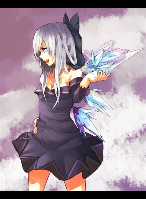 Safebooru Adult Alternate Color Alternate Hairstyle Black Cirno Black