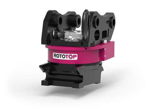 Rototop Rotating Coupler For Excavators Unlimited Rotation