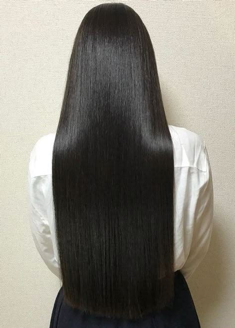 Pin De Keith Em Beautiful Long Straight Black Hair Cabelo Longo Liso