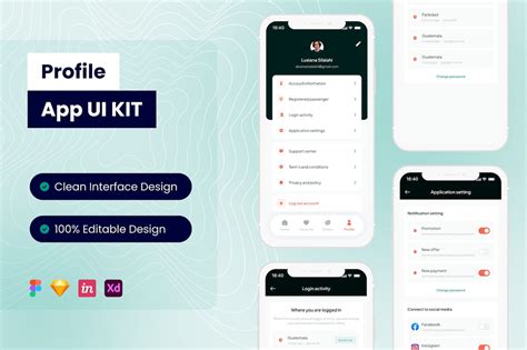 配置移动应用app Ui Kit Fig Sketch Xd 云瑞设计