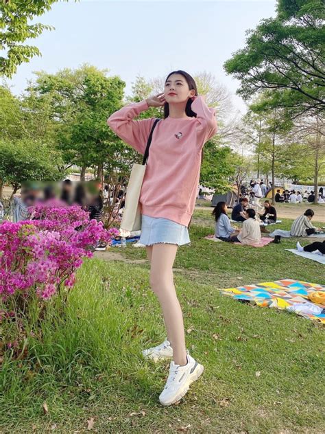디스커버리 버킷디워커 V2 시원하구 발편한 여성운동화 룩♥ 네이버 블로그