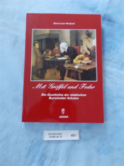 Buch Mit Griffel Und Feder B401 Schiefertafelde