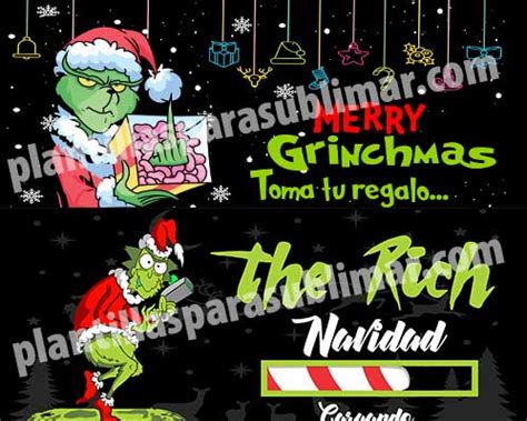El Grinch Plantillas Sublimar Plantillas Para Sublimar Kulturaupice