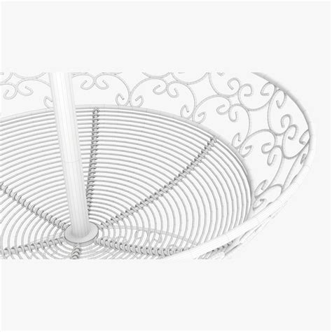 Three Tier Display Basket With Legs 3d Model Download Tableware On