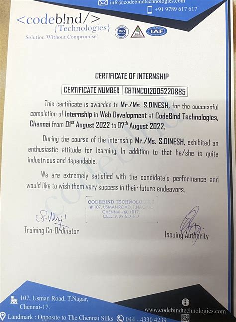 Dinesh S On Linkedin Codebindtech Webdevelopmentinternship Projectcompletion