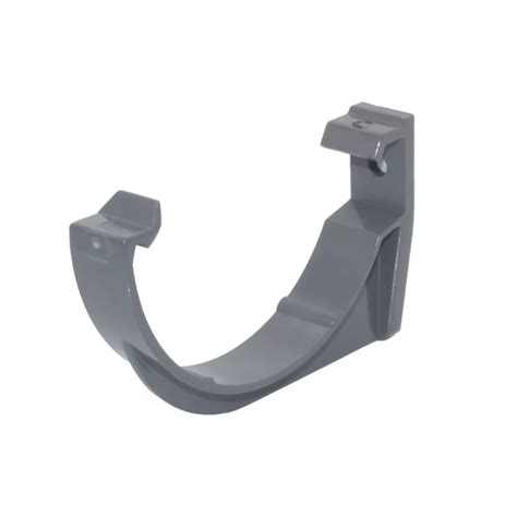 Floplast Miniflo Upvc Half Round Fascia Brackets Anthracite Grey 76mm 10 Pack Screwfix