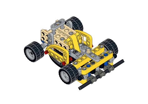 Lego Moc Go Kart By Narp Rebrickable Build With Lego