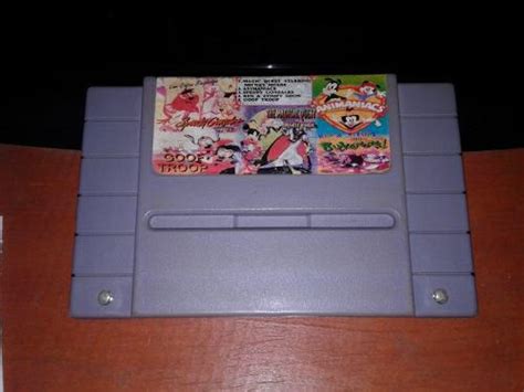 Super Nintendo Juego En Tropa Goofy Mickey Animaniac En Peru Clasf Juegos