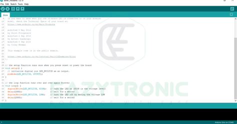 Getting Started With Arduino Ide Step By Step Guide Blink Led Sketch
