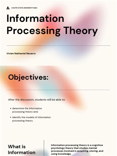 Information Processing Theory Pdf