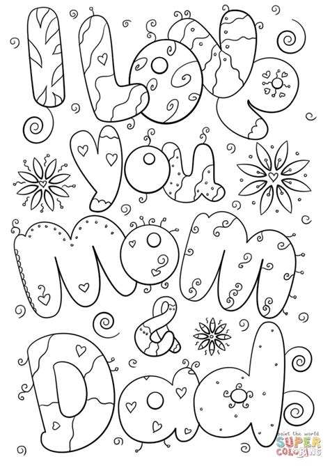 Merry Christmas Dad Coloring Pages