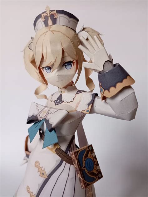 Genshin Impact Amber Papercraft Anime Paper Paper Doll Template The Best Porn Website