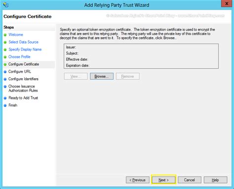 Installing And Configuring Adfs Integration With Sharepoint 2013 Step By Step Guide