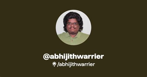 abhijithwarrier instagram linktree