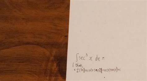 Solved Integral Sec3 X Dx
