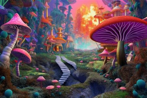 Premium AI Image A Close Up Of A Pathway Through A Forest With Lots