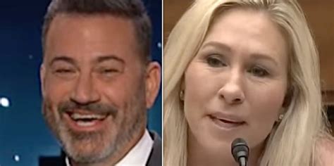 Jimmy Kimmel Burns Marjorie Taylor Greene Over Awkward ‘porn Moment