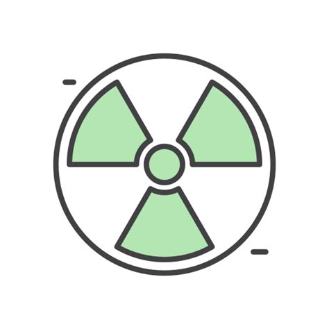Icono De Radioactivo Generic Color Lineal Color
