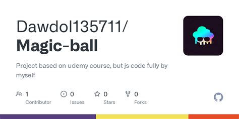 GitHub Dawdol135711 Magic Ball Project Based On Udemy Course But Js