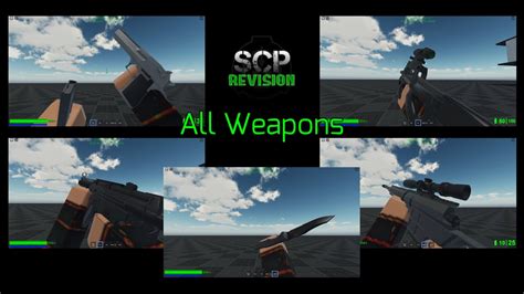 All Weapon Animations In SCP Revision YouTube