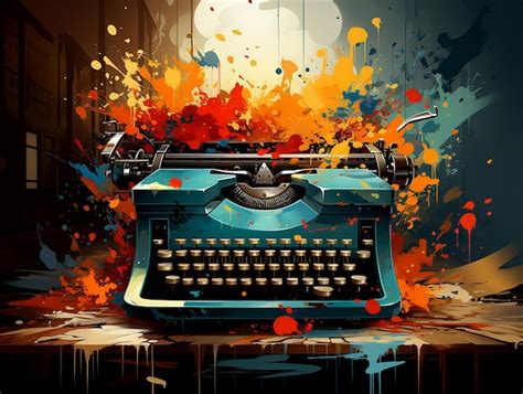 Premium Ai Image Vintage Typewriter Retro Inspiration Unleashed