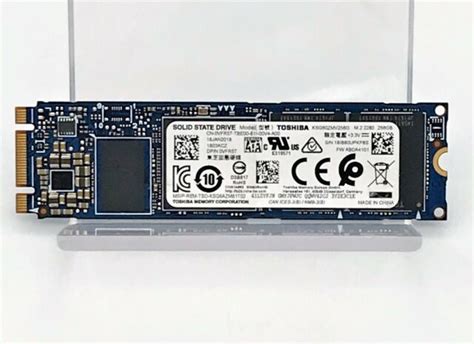 Toshiba M.2 SATA SSD Solid State Drive 256gb KSG60ZMV256G for sale ...