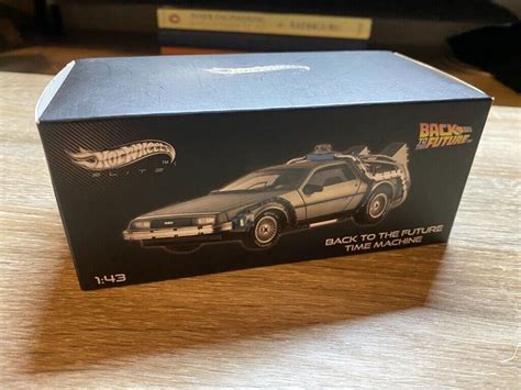 HOT WHEELS ELITE 1 43RD SCALE BACK TO THE FUTURE DELOREAN TIME MACHINE