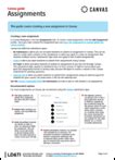 Quiz And Assignment Set Up In Canvas Resources LDTI Teaching Resources Learning Design And
