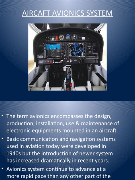 Aircaft Avionics System Pdf Radar Radio