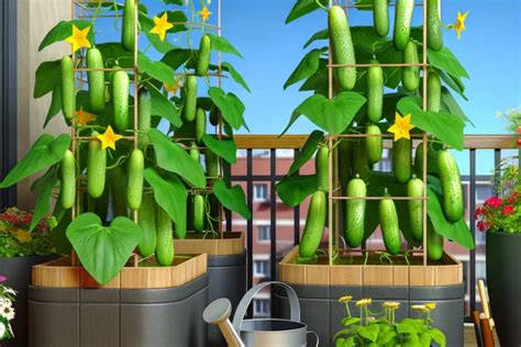 Cucumber Container Gardening Gardening Maven