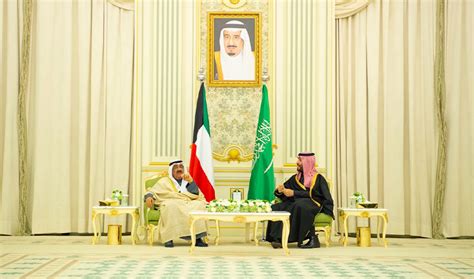 سمو الأمير وولي العهد السعودي يعقدان جلسة مباحثات رسمية Sarmad