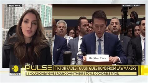 Tiktok Ceo Shou Chew Testifies At Congressional One News Page Video