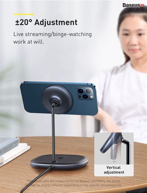 Baseus Swan 2 In 1 Wireless Magnetic Charging Bracket 20W