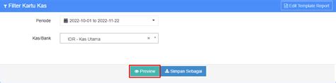 Melihat Laporan Riwayat Keluar Masuk Nilai Kas Bank Bc