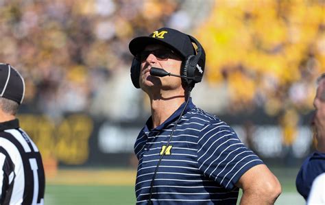 Michigan Finally Gives Jim Harbaugh Win At Kinnick Stadium Hawk Fanatic
