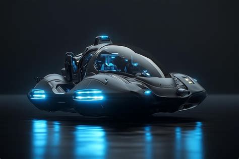 Advanced Hovercraft With Minimalistic Stealth Design Premium Ai Generated Image Advanced Hovercraft With Minimalistic Stealth Design Premium Ai Generated Image