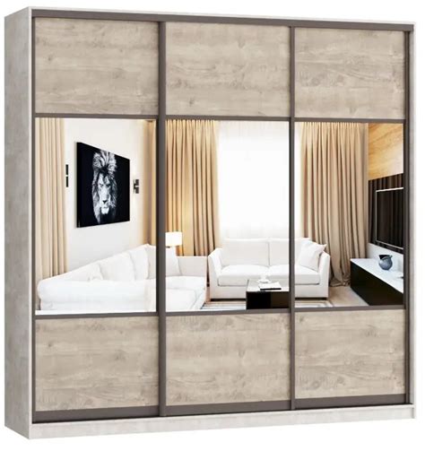 Шкаф купе 3 х дверный Айсберг Лофт 250 с зеркалом за 106050 рублей в по России и в г Ярославль