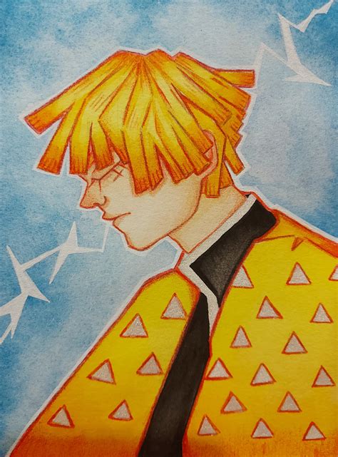 Zenitsu Agatsuma By Gisherwas On Deviantart