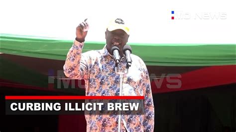 Dp Gachagua Warns Illicit Brew Sellers Youtube