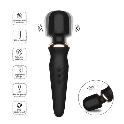 Monstermarketing Winyi Cindy Rotating Wand Massager Cleet Vibrator