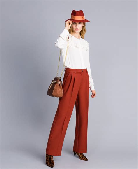 Camicia In Misto Seta Con Ruches
