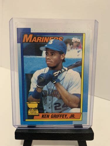 Hottest Topps Ken Griffey Jr Error Card Bloody Scar Mint EBay