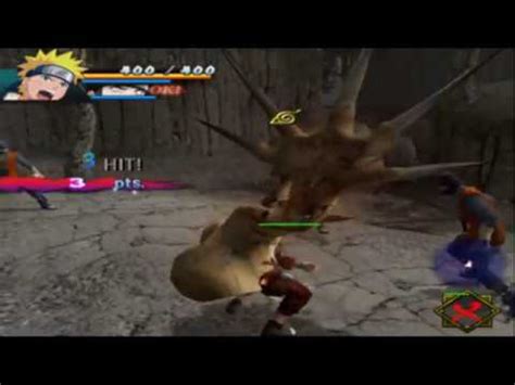 Naruto Uzumaki Chronicles Playing As Half Shukaku Gaara Youtube