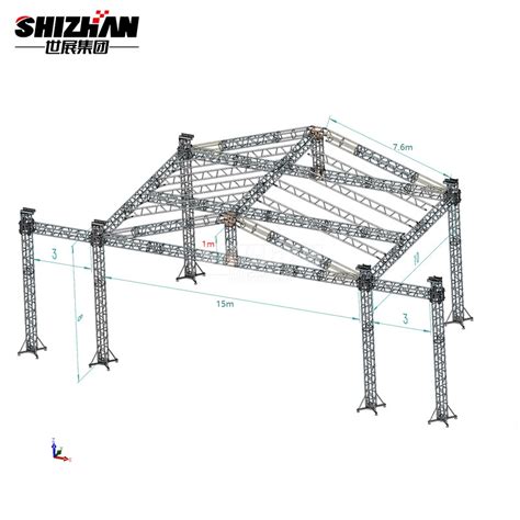 Speed Roof Truss Aluminum Collapsible Live Concert Stage Platform System
